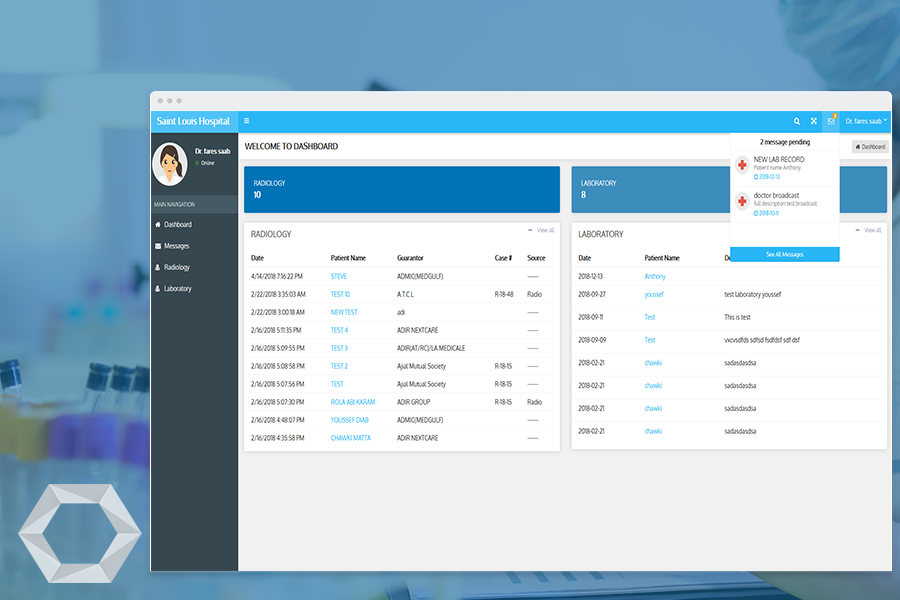 Medical Laboratory app | Custom Software Development | Mobile app ...